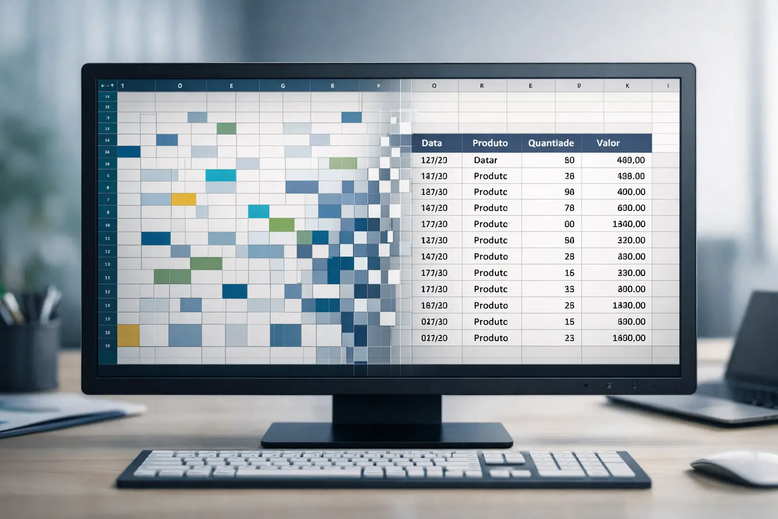 Como organizar dados no Excel antes de usar fórmulas - CSM